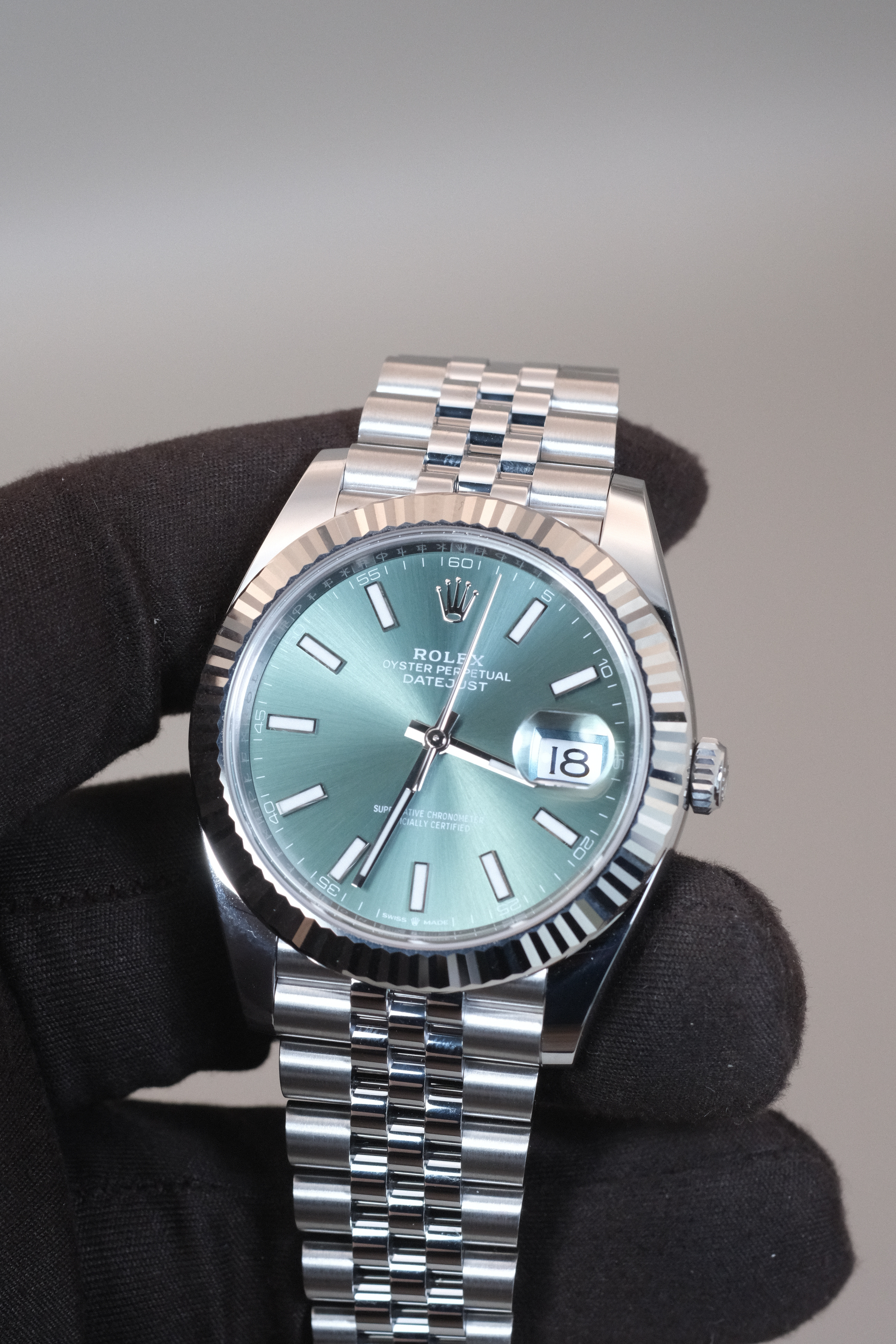 Rolex Datejust 41mm Mint Green 126334 0028